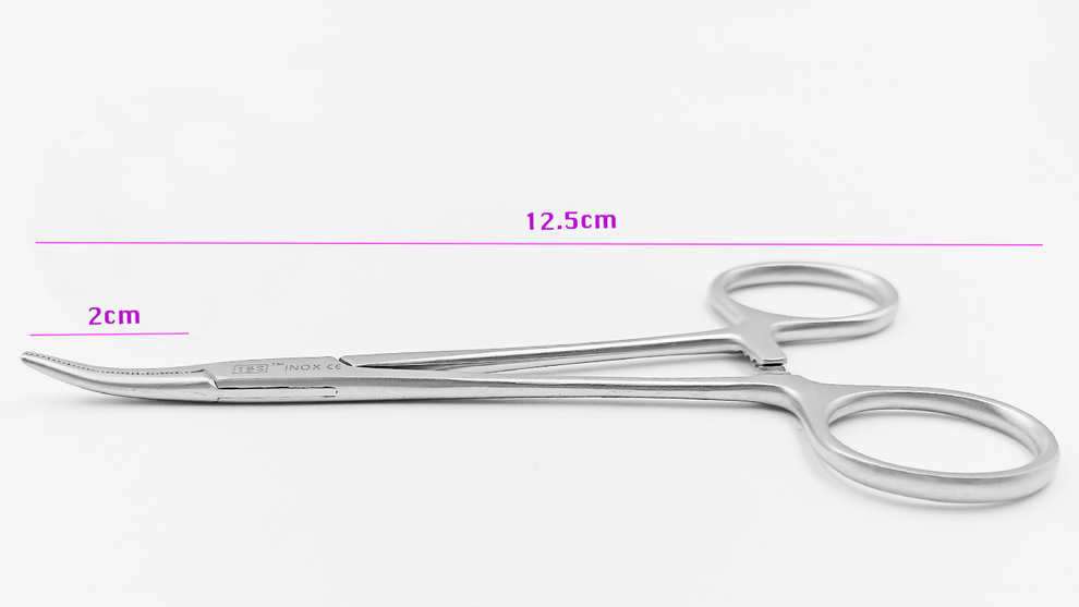 Pinza de Mosco Curva 12.5cm – Distribuidora Sta María