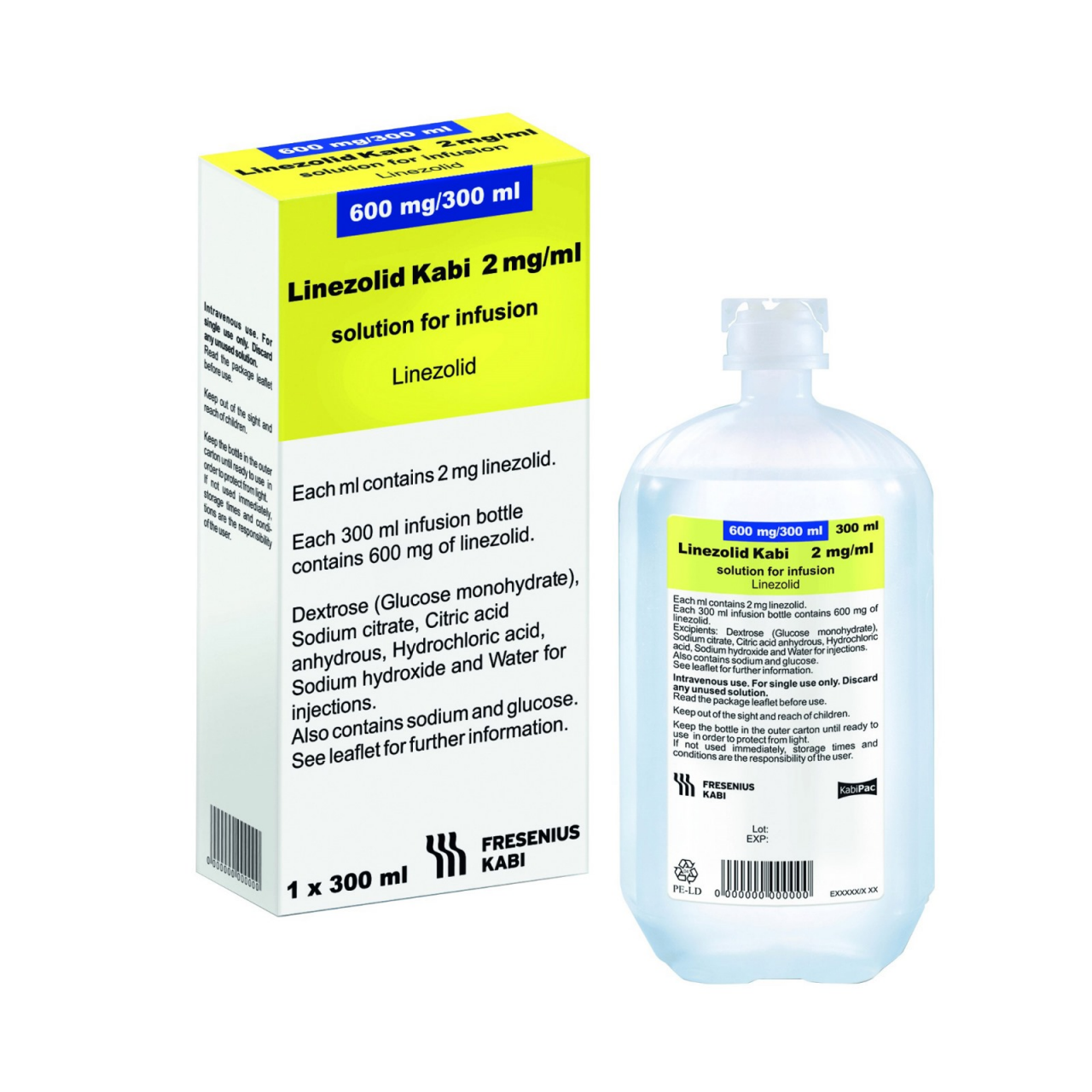 LINEZOLID KABI 2 MG / ML – Distribuidora Sta María