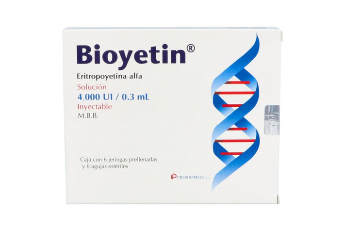 Bioyetin (Eritropoyetina Humana Recombinante) 4000 UI/ml ...