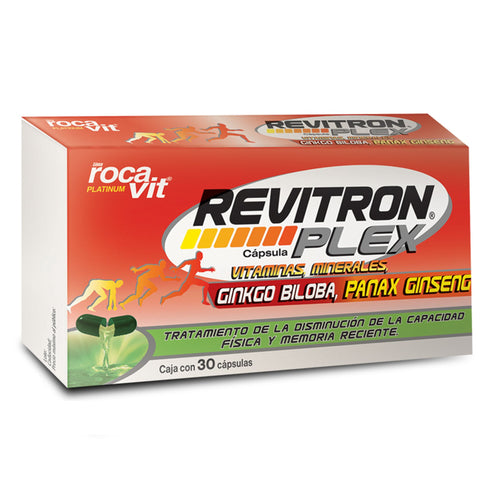 REVITRON PLEX 30 CAPS 40/11.11/ MG – Distribuidora Sta María